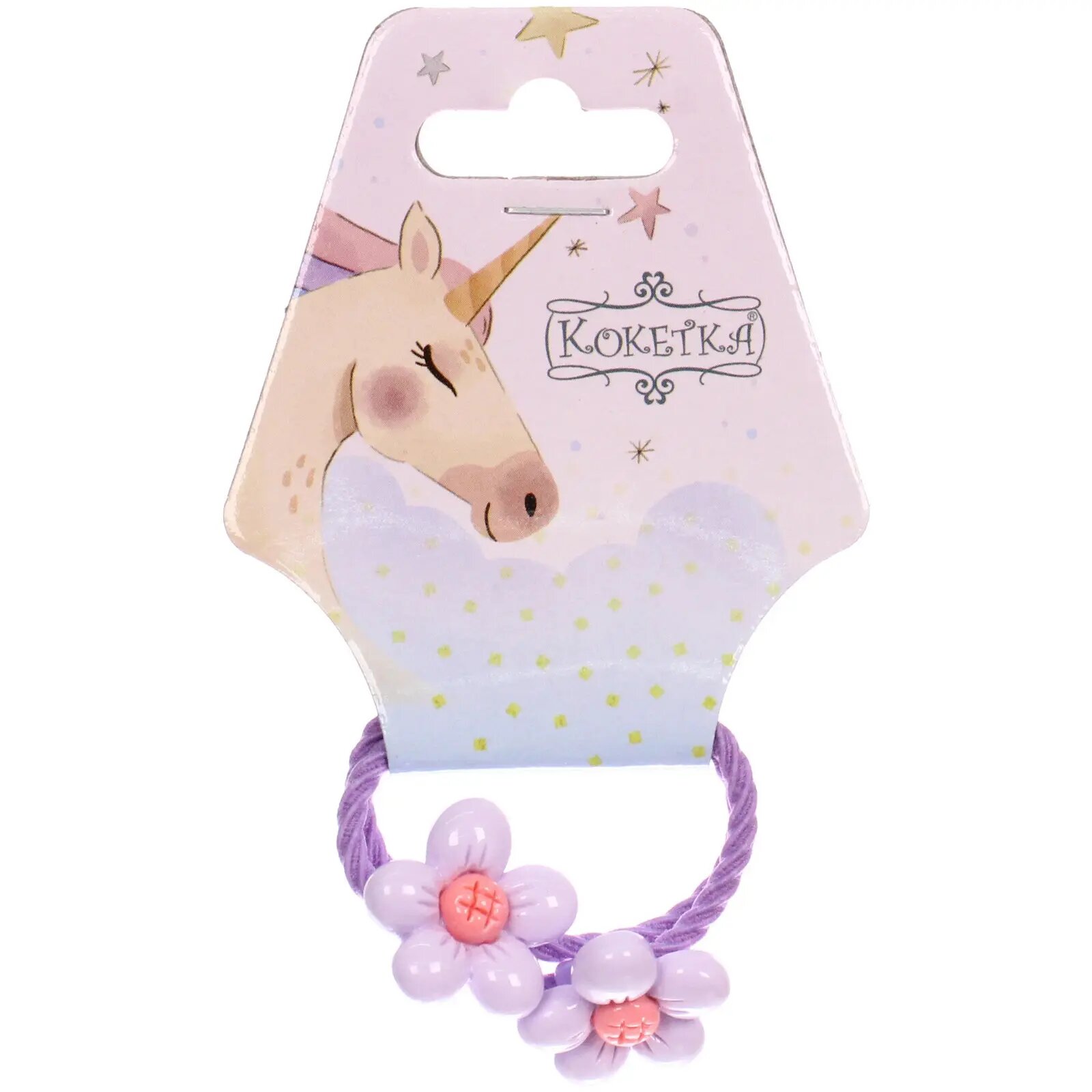 Резинки для волос детские 2шт «карамельки», цветочки, d-3см, удобные