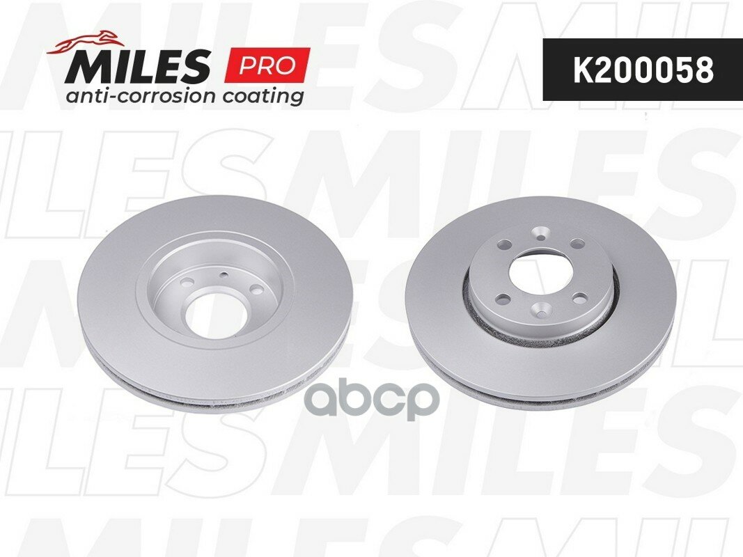 Диск Тормозной Lada Largus/Vesta/Nissan Note 06-/Renault Megane Пер. С Покрытием Pro Miles арт. K200058