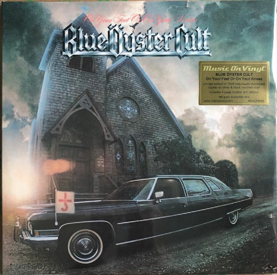 Blue Oyster Cult. On Your Feet Or On Your Knees (2LP Gatefold, Reissue, Silver & Black Marbled Vinyl/Виниловая пластинка)