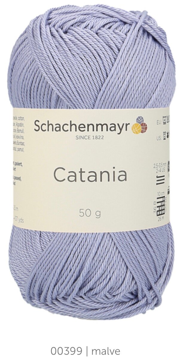 Catania /Катания/ пряжа Schachenmayr Originals, MEZ, 9801210 (00399, malve (мальва), фиолетовый)