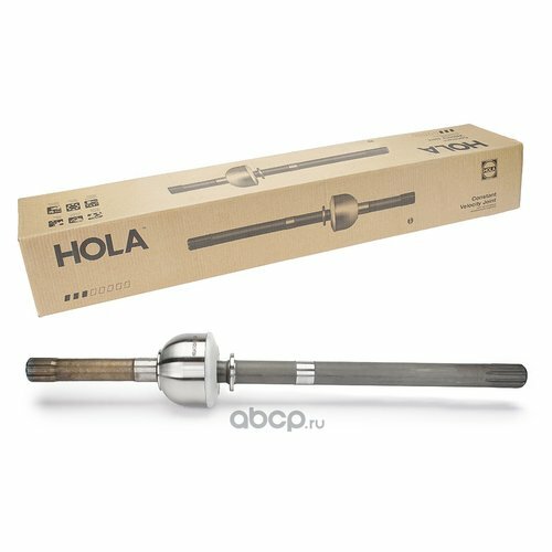 Шрус прав. 10/10 шл, 641,2 мм, UAZ Hunter (315195), 31512, Буханка (2206,3741) Hola CV22166