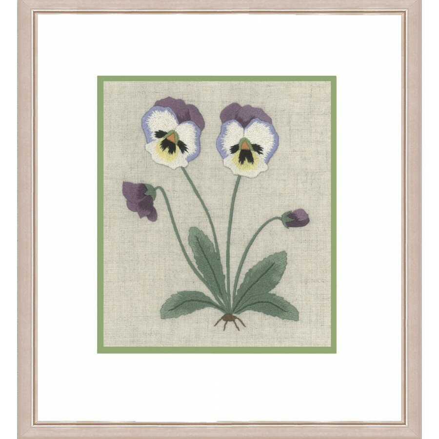 Набор для вышивания PENSEE (Анютины глазки)