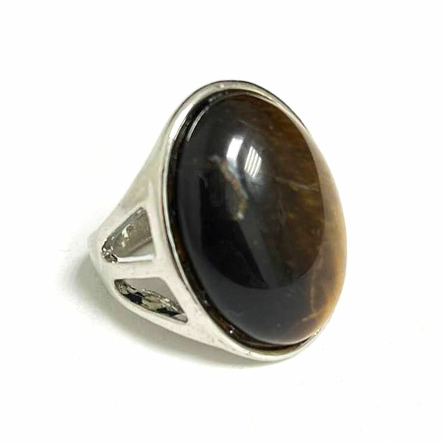 Кольцо, тигровый глаз