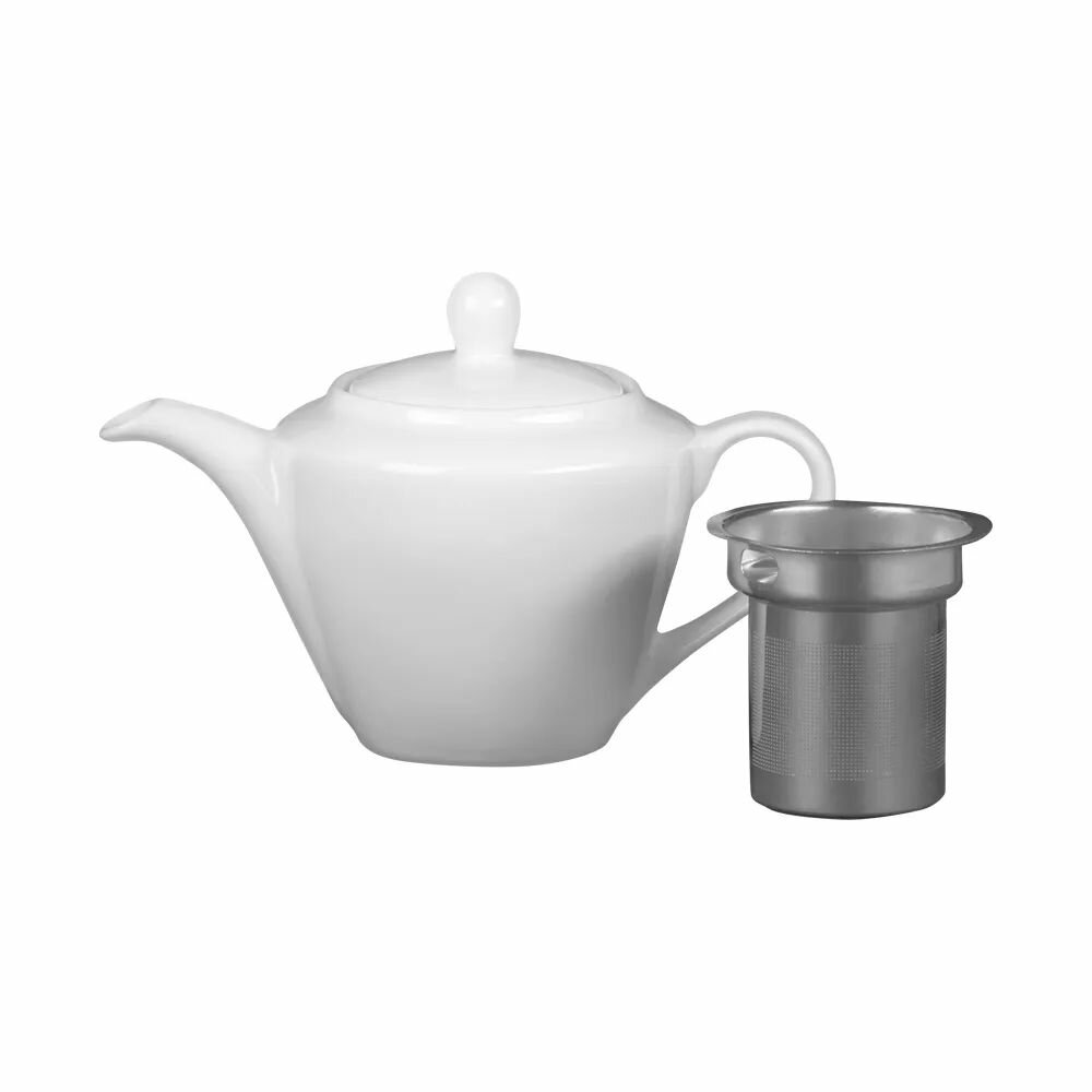 Чайник фарфоровый 450мл с металлическим фильтром