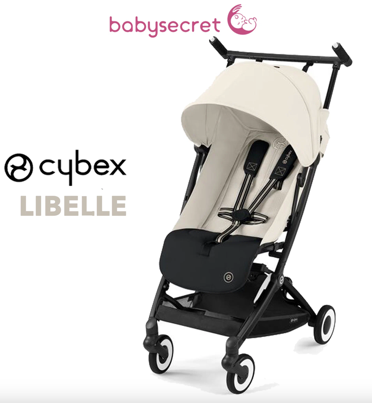 Прогулочная коляска Cybex Libelle canvas white