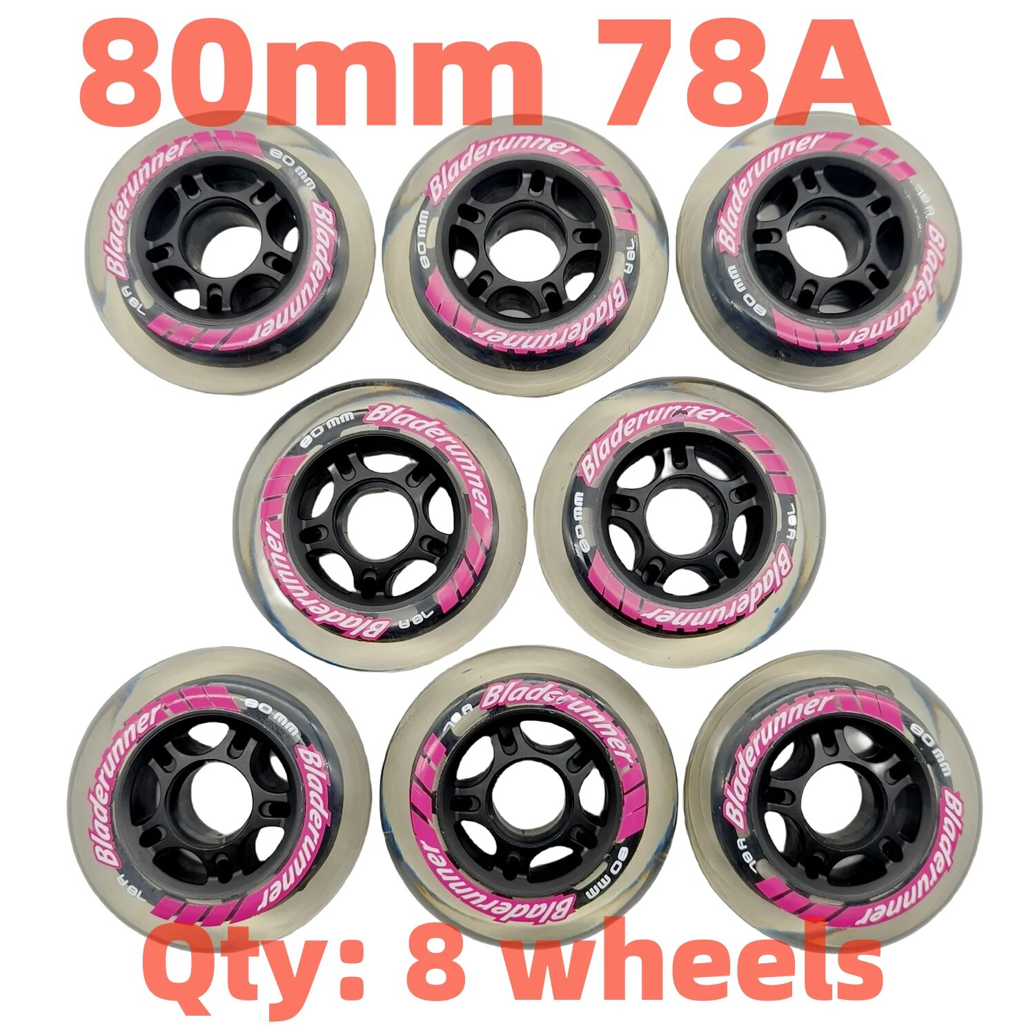 Роликовые колеса MCgala 80 мм 80mm 78A