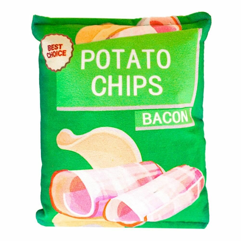 Плюшевая игрушка для собак с имитацией картофельных чипсов/плюшевая игрушка со звуком домашнего животного