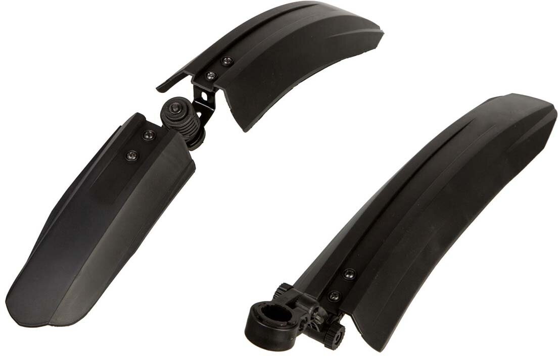 Крылья велосипедные STG GT-20SP-S, для колес 26"-28", пластик, передние/задние, черные