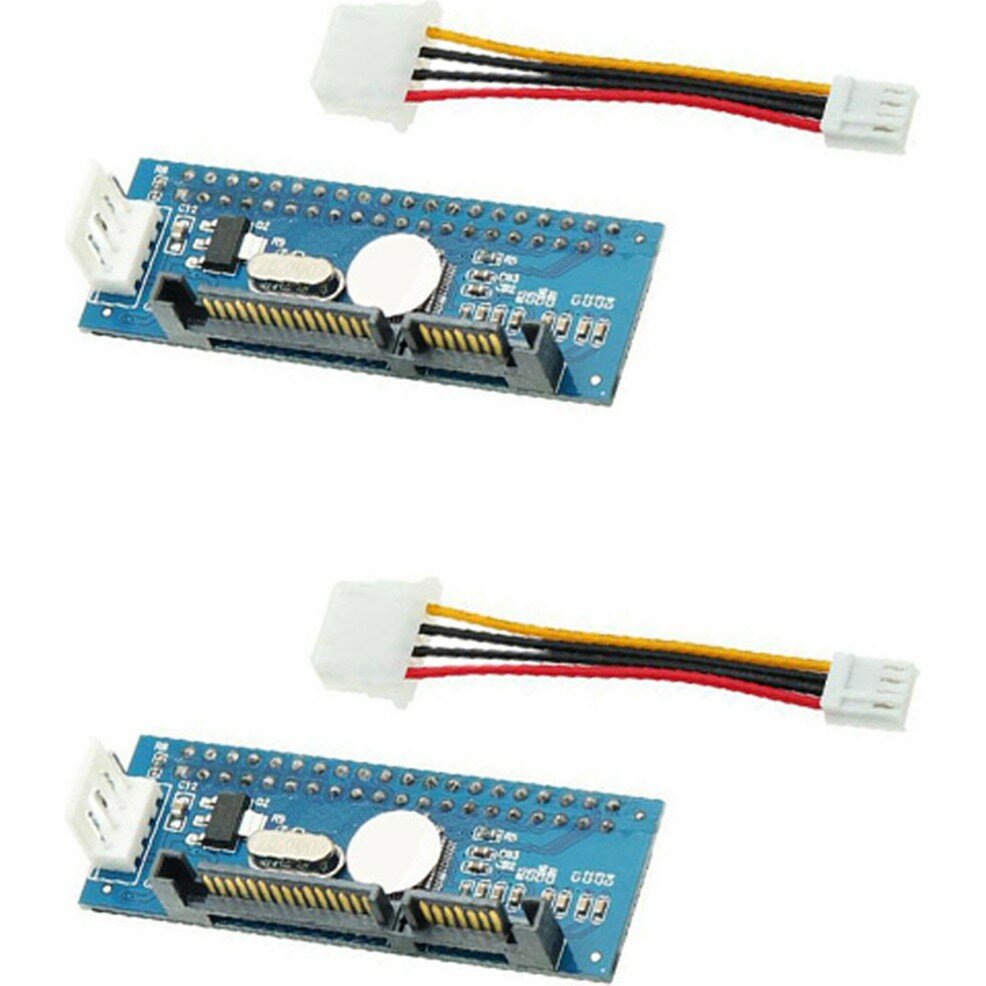 2x 3,5-дюймовая карта адаптера IDE - SATA, настольный оптический привод IDE - SATA, преобразователь параллельного порта в последовательный порт