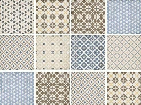 Керамогранит EQUIPE ART NOUVEAU ALAMEDA COLOR (24412) матовый 20x20 (25шт. 1м2)