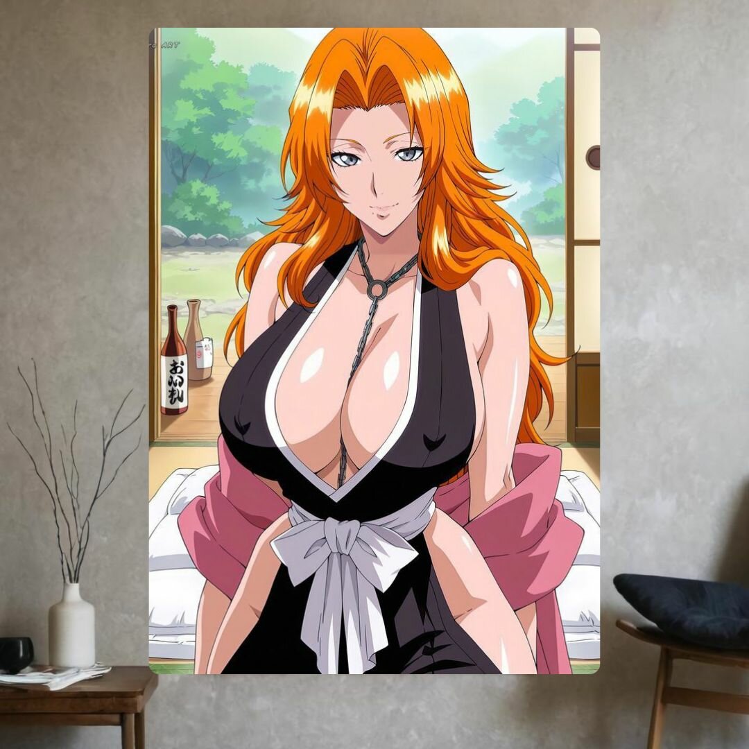 Картина на металле (аниме - Блич) Рангику Мацумото,20*30см