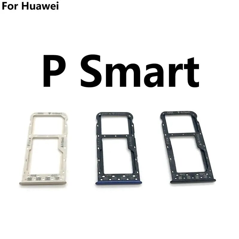 Новый держатель для карт Micro Sim, адаптеры для лотка для Huawei P smart/Enjoy 7S FIG-LX1 FIG-LA1 FIG-LX2 FIG-LX3 черный