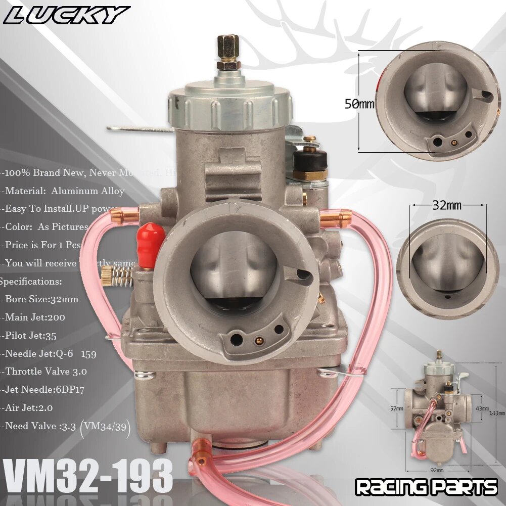Мотоциклетный карбюратор VM 32 для Mikuni VM32, карбюратор для мотоцикла, штыревой карбюратор 32 мм