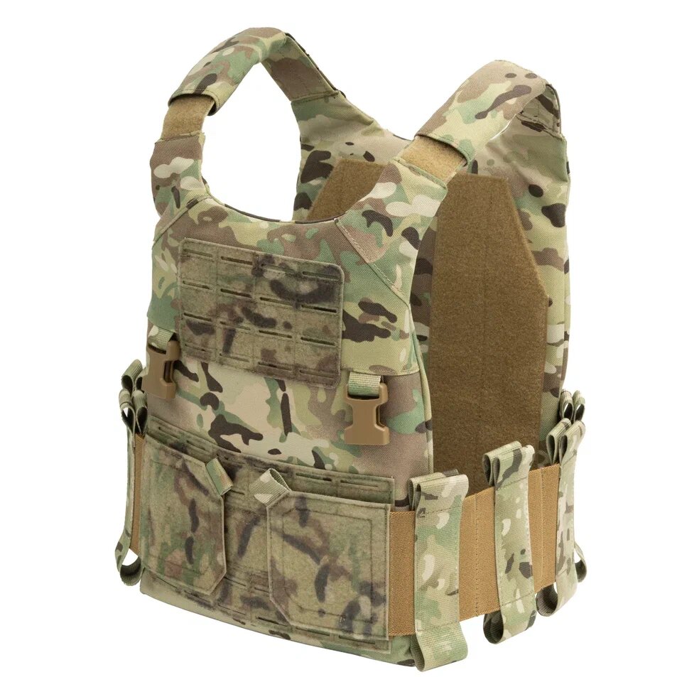 Бронежилет Wartech Слик TV-119 тактический без плит, мультикам