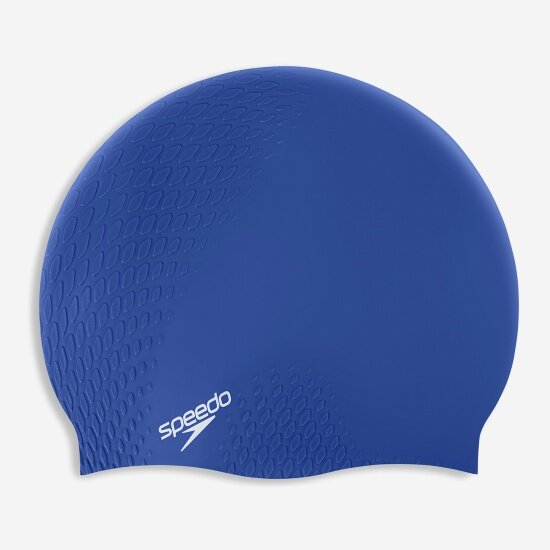 Шапочка для плавания Speedo силиконовая BUBBLE ACTIVE + CAP BLUE синий, one Size, 8-1395417921S0Y