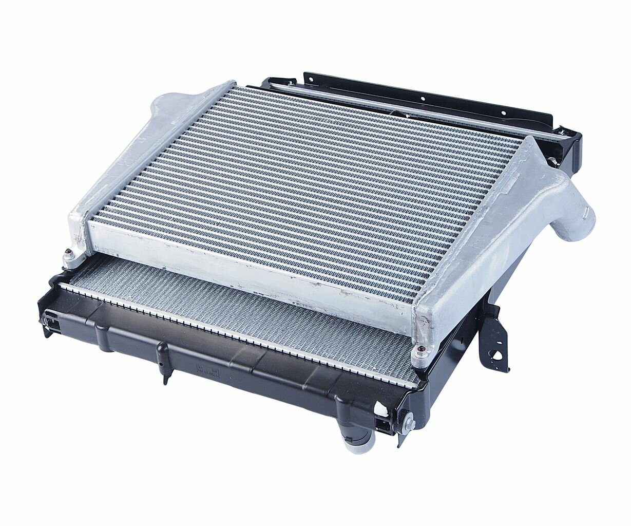 Радиатор охлаждения двигателя (с интеркулером) для Джак, Камаз Компас арт 1301010LE17F JAC