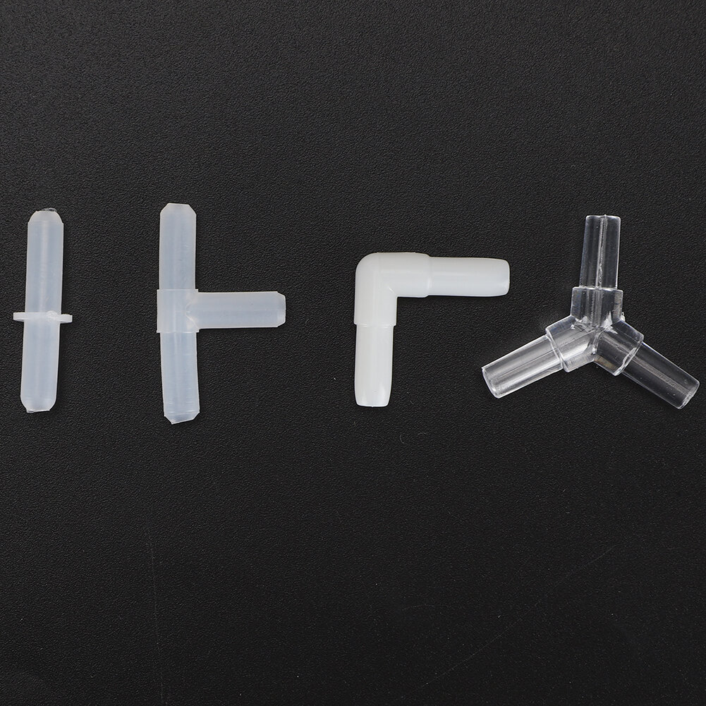 Пластиковые аквариумные воздушные насосы, соединительные трубки, соединители воздушных трубок для аквариума, фитинги