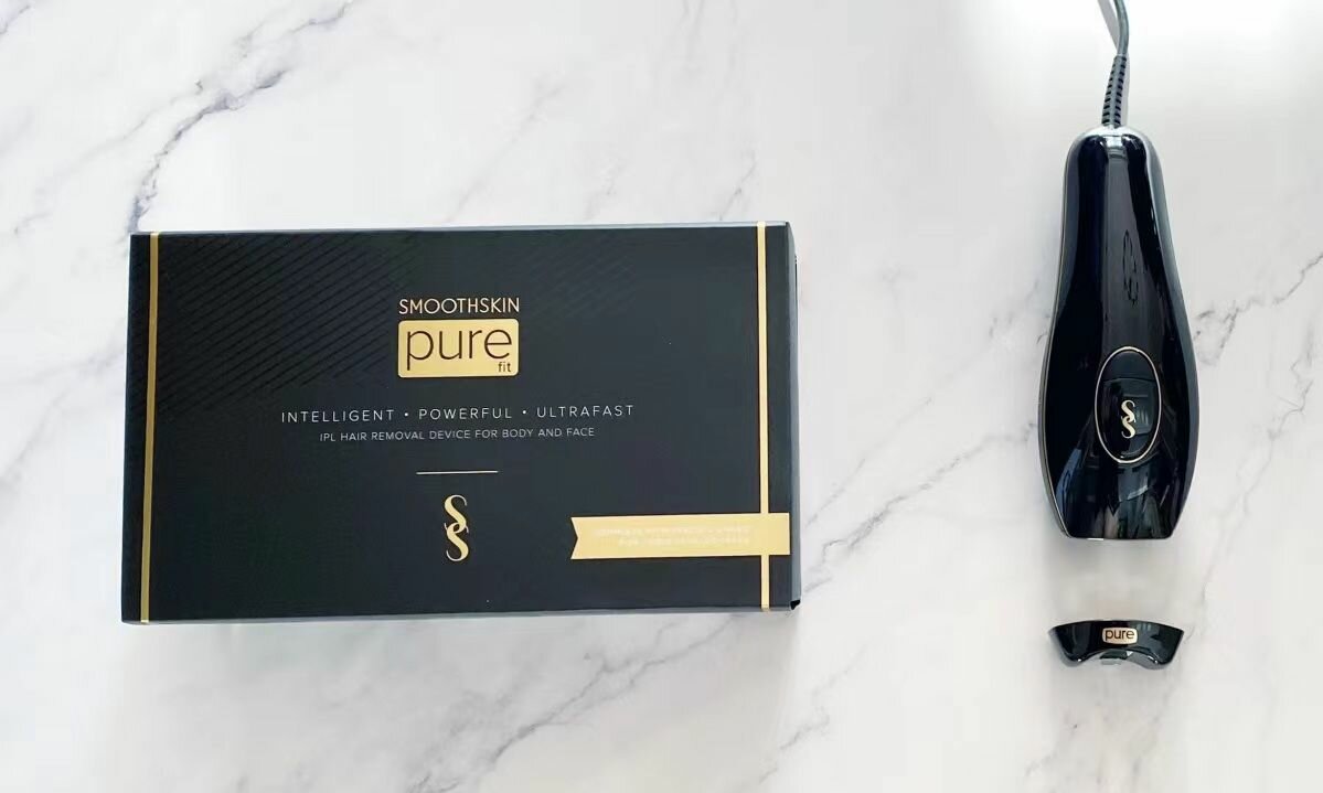 Домашний безлимитный лазерный фотоэпилятор Smoothskin Pure Fit/насадкой для бикини