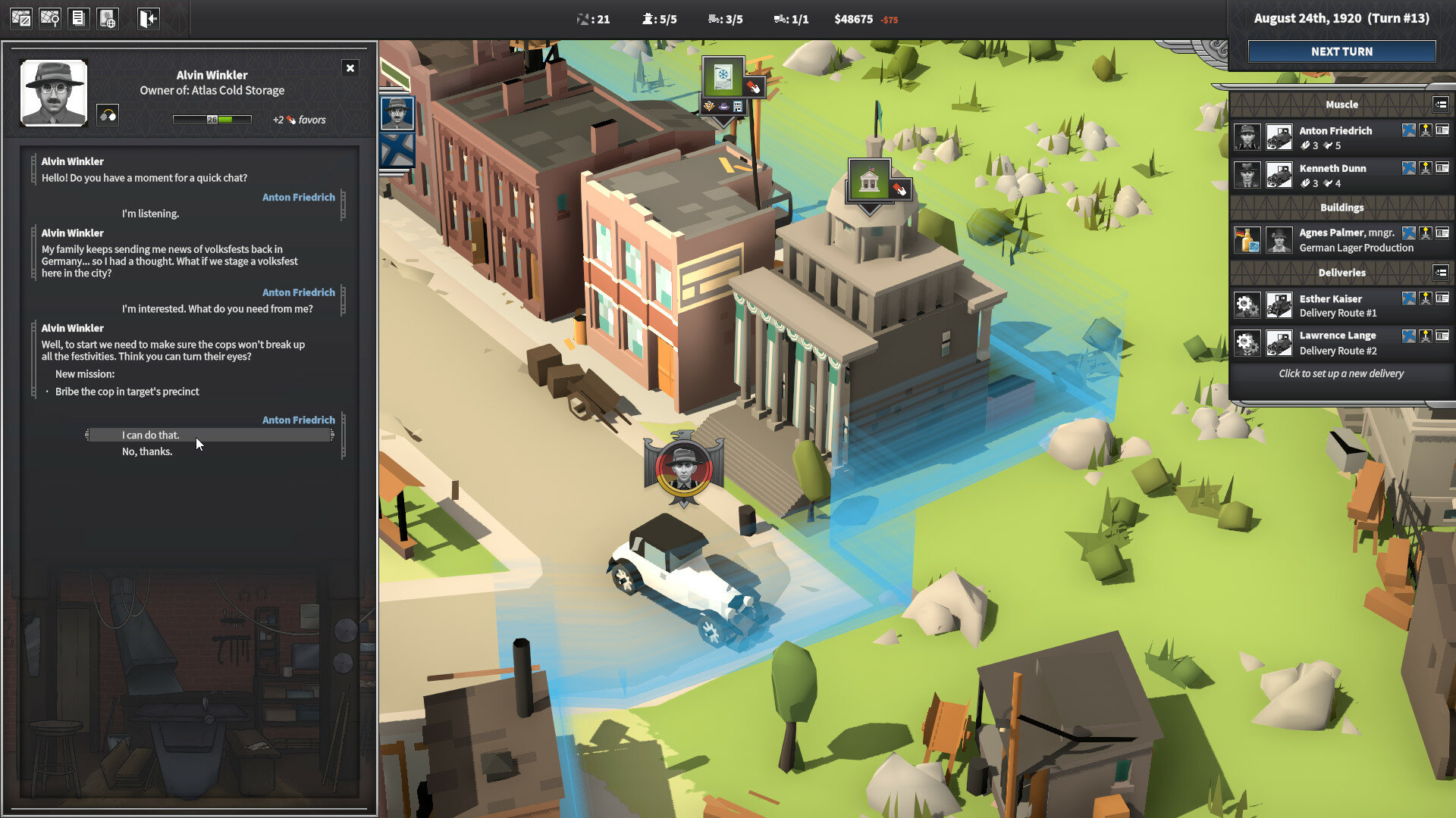 City of Gangsters - The German Outfit DLC Steam Ключ • Активация Steam