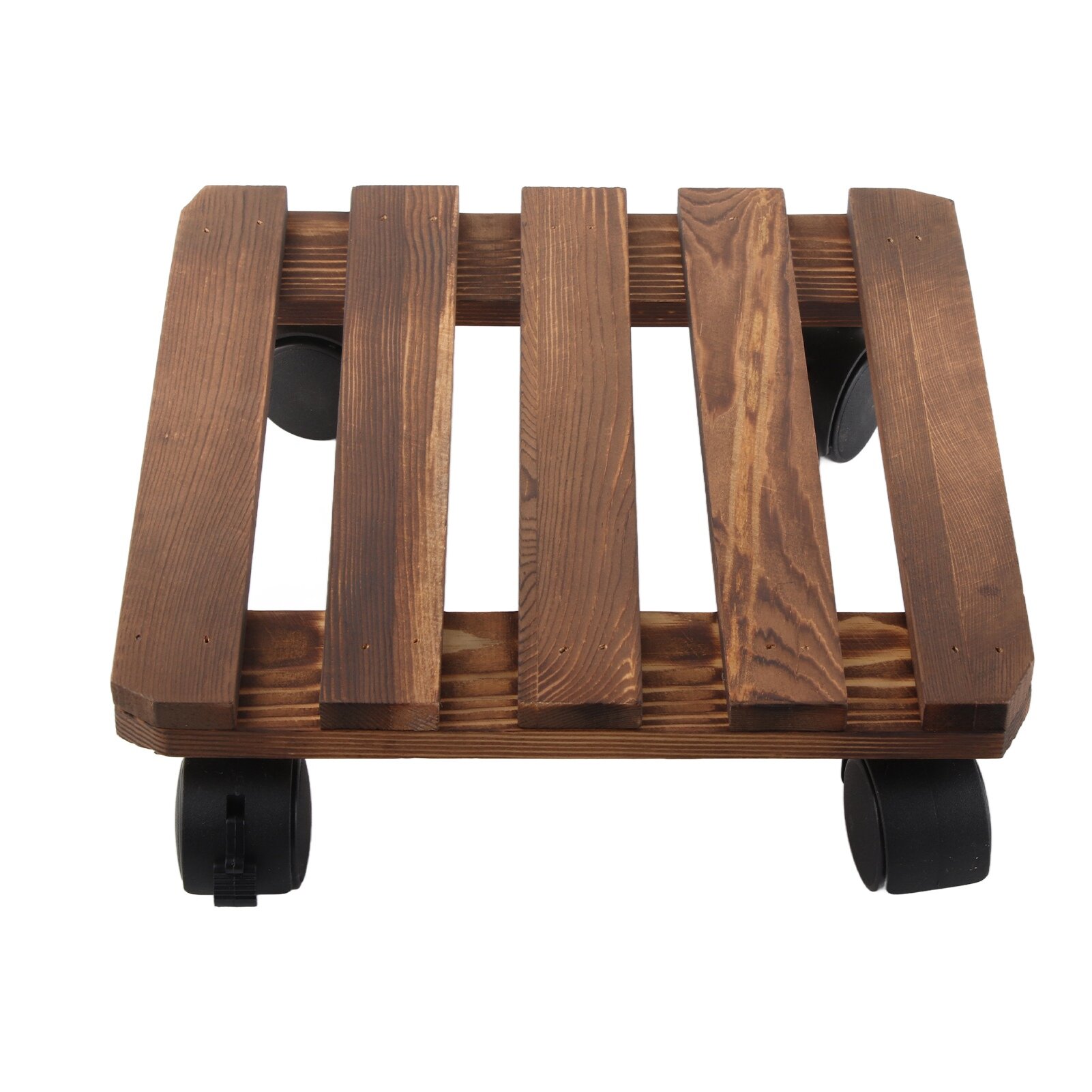 Мобильная цветочная стойка деревянная крытая завода Caddy Прочная стойка цветов с колесом для балкона гостиная настольная комната