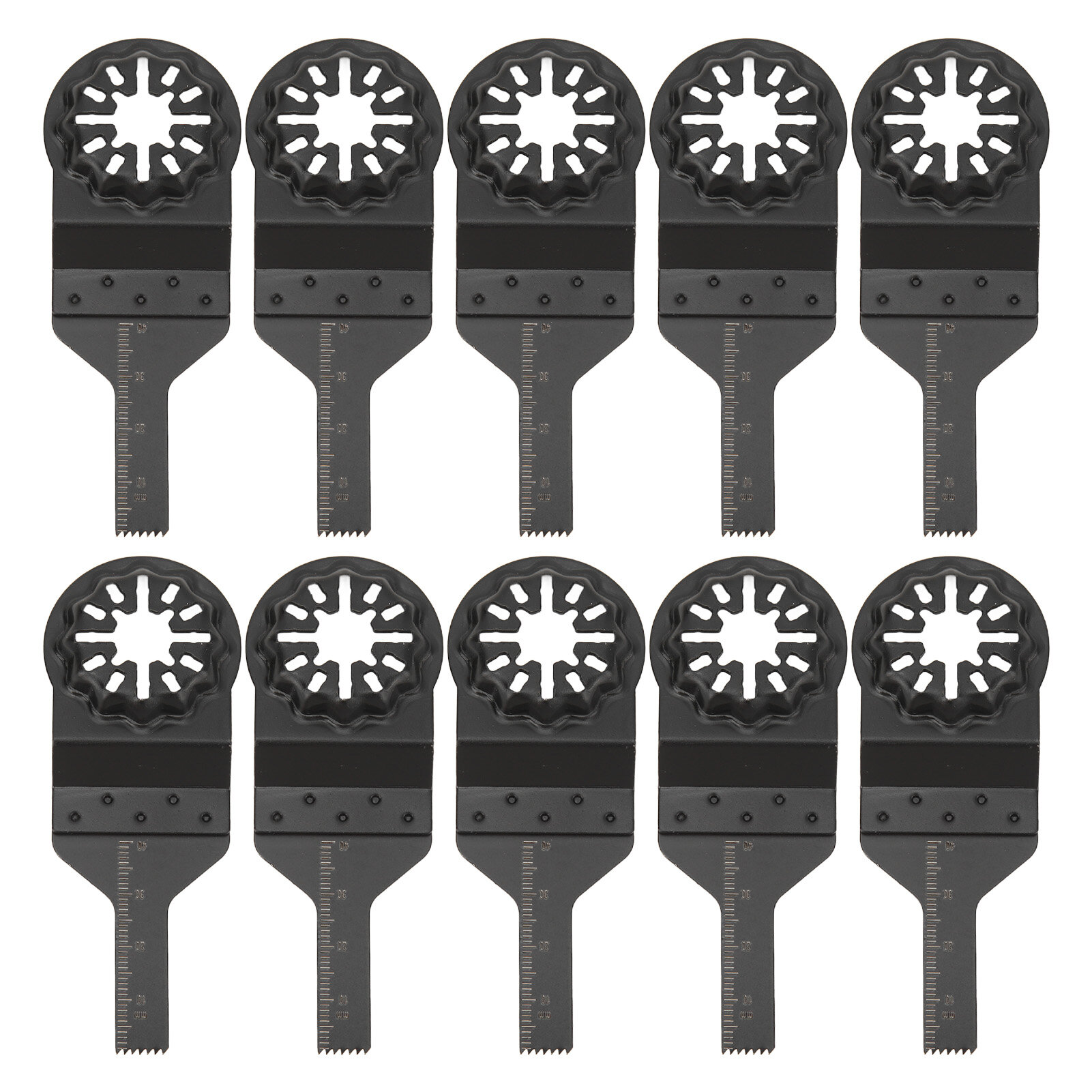 10 шт, быстросъемное пильное полотно 10 мм, универсальное осциллирующее многофункциональное пильное полотно по металлу и дереву для интерфейса Starlock