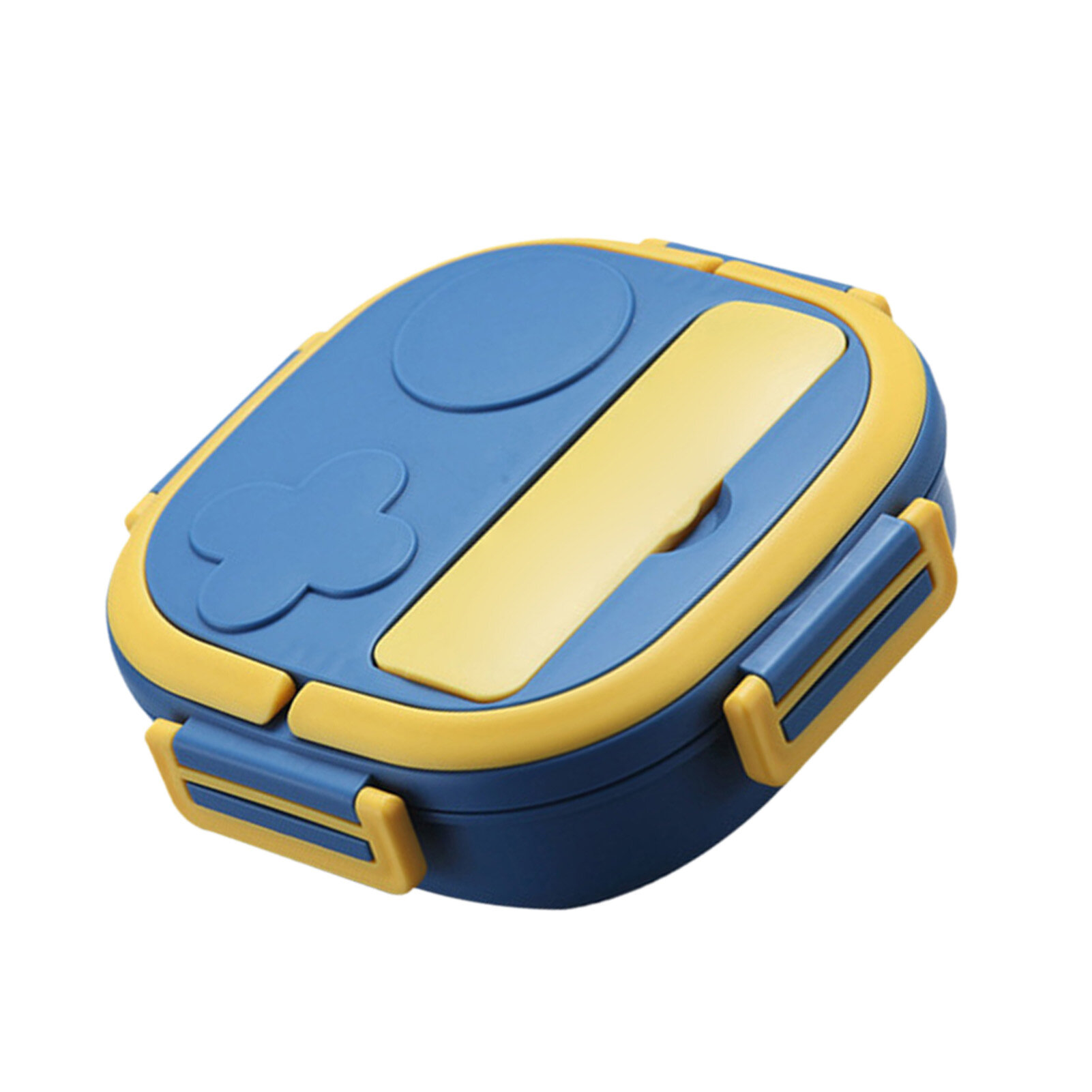 Ланч-бокс с вилкой, 3 отделения, японский ланч-бокс, многоразовые контейнеры для обеда и ужина, герметичная коробка для бэнто из нержавеющей стали для взрослых, детей, школы, офиса