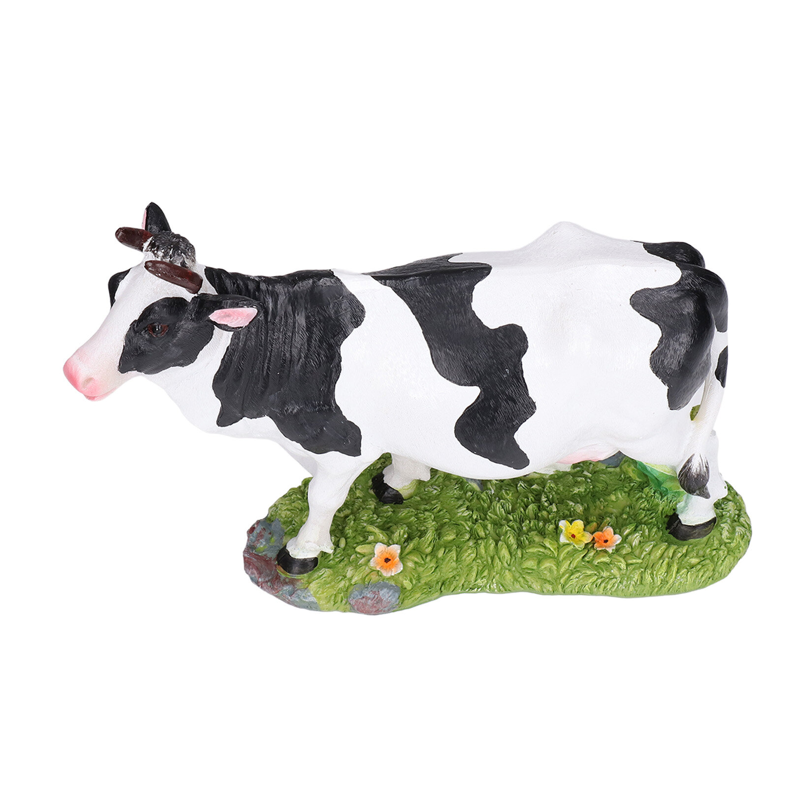 Фигурки животных, статуя, миниатюрные фигурки коров из смолы для украшения рабочего сада