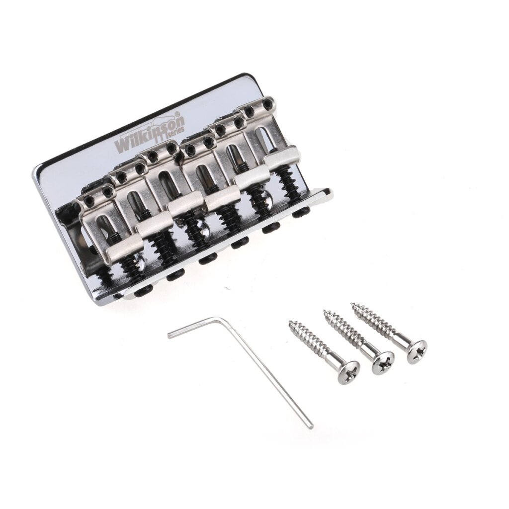 MX1810CR Бридж Wilkinson для Squier/Mexico Fender Strat, хром, Musiclily