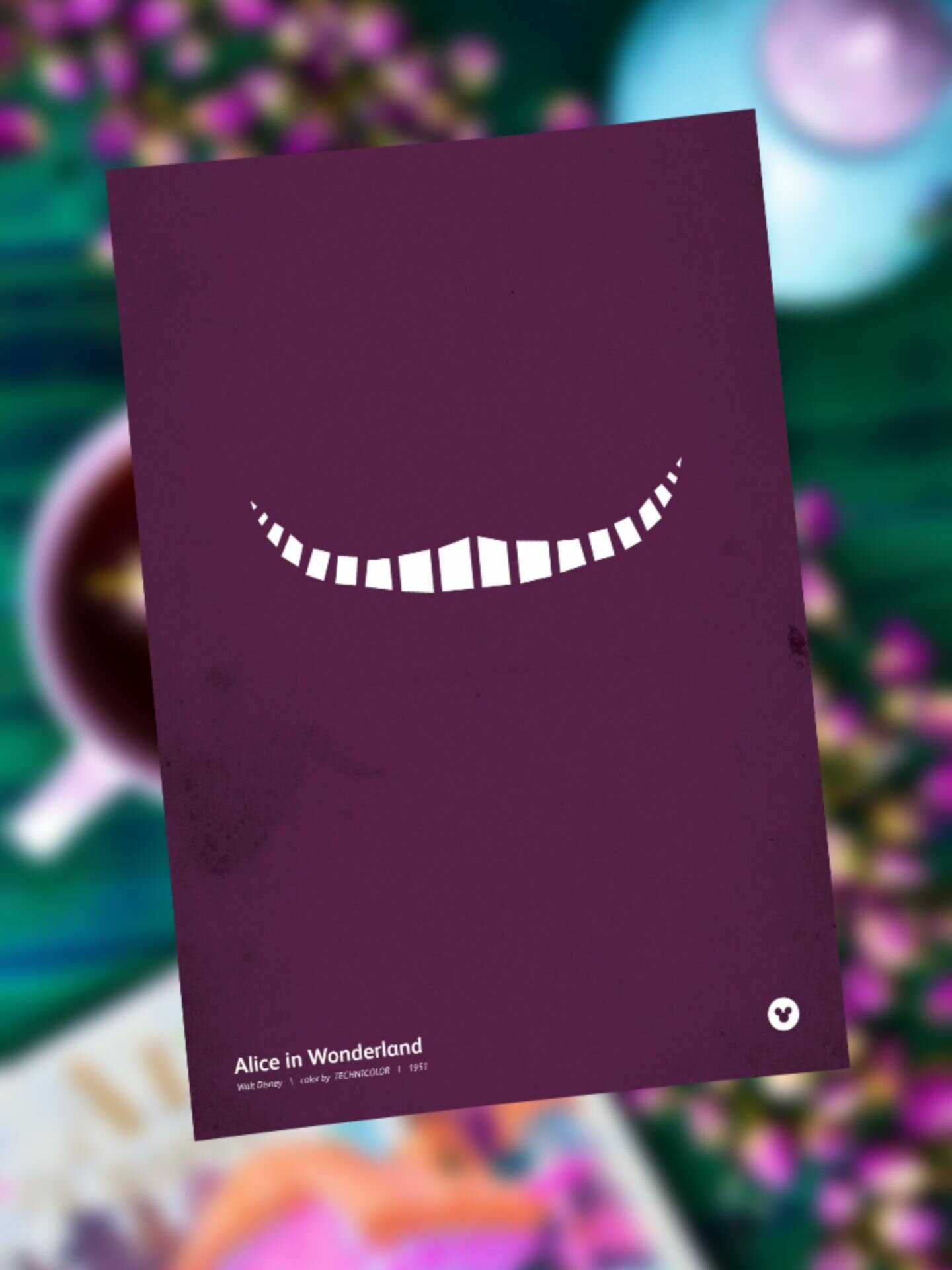 Постер pinterest "Алиса в стране чудес", 29.7х42см, А3, глянцевый