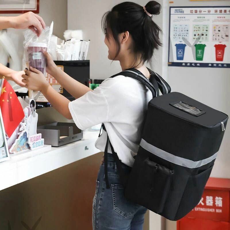 Термокороб 40x35х25 . Термосумка для доставки. Рюкзак курьерский