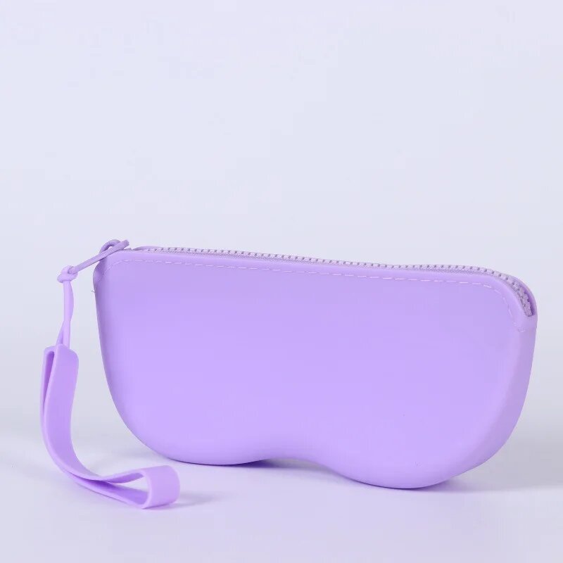 Силиконовая сумка для очков Purple