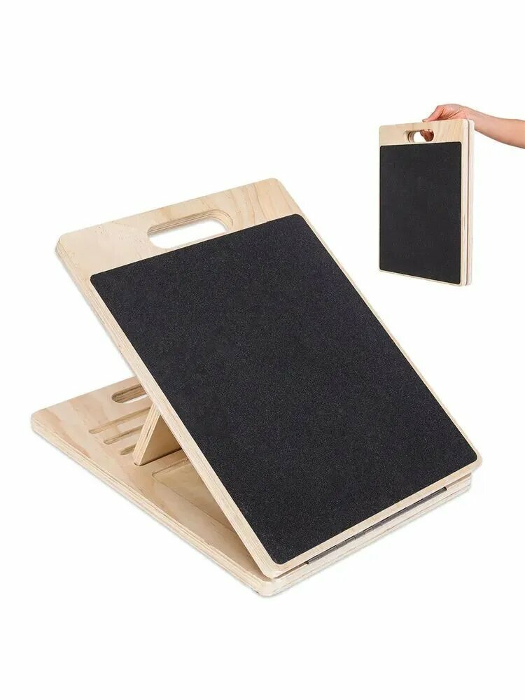 Степ платформа для занятий, Переносная деревянная наклонная доска голень