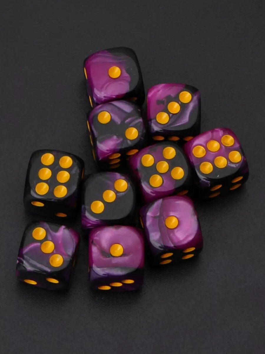 Кубик игральный 12 мм 2 шт