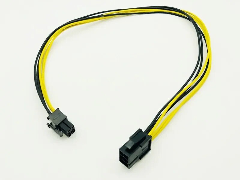 Кабель питания для видеокарты BTBcoin 50 см 6P male to 6Pin female 18AWG