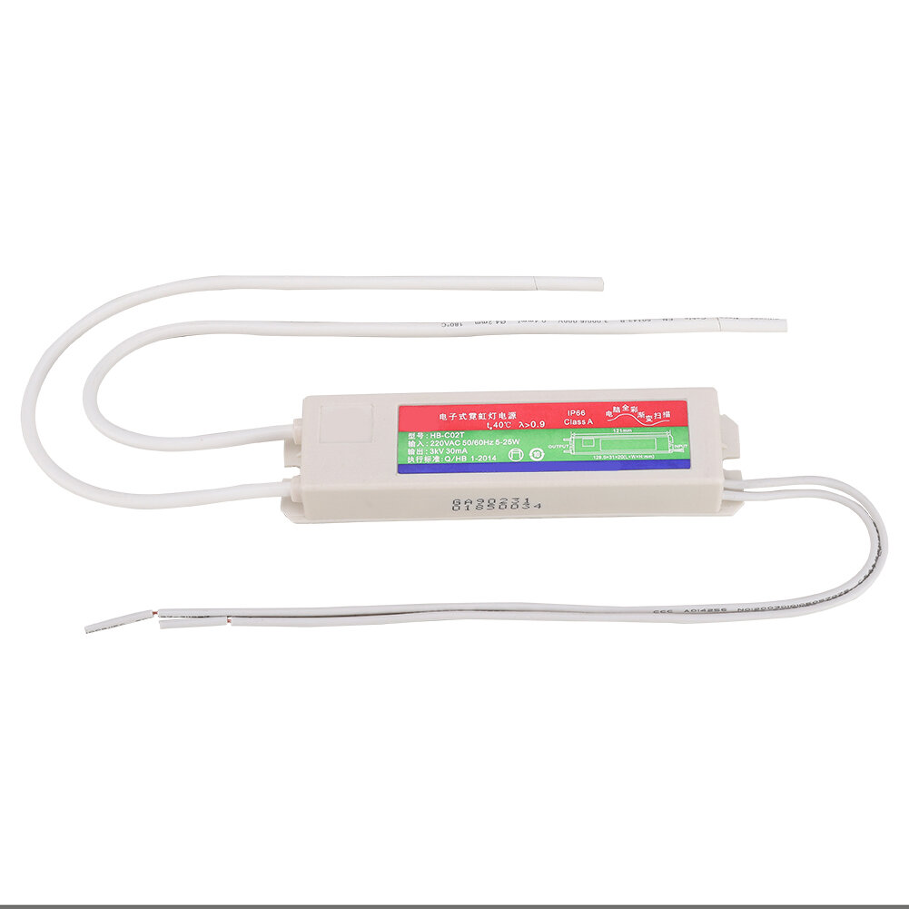 Электронный трансформатор для неоновых вывесок 3 кВ переменного тока, нагрузка 30 мА, источник питания 0,5-2,5 м, выпрямитель