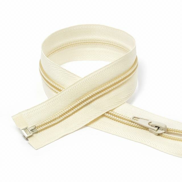 Молния MaxZipper спираль разъёмная 60см цв. 306 св. бежевый 3 штуки