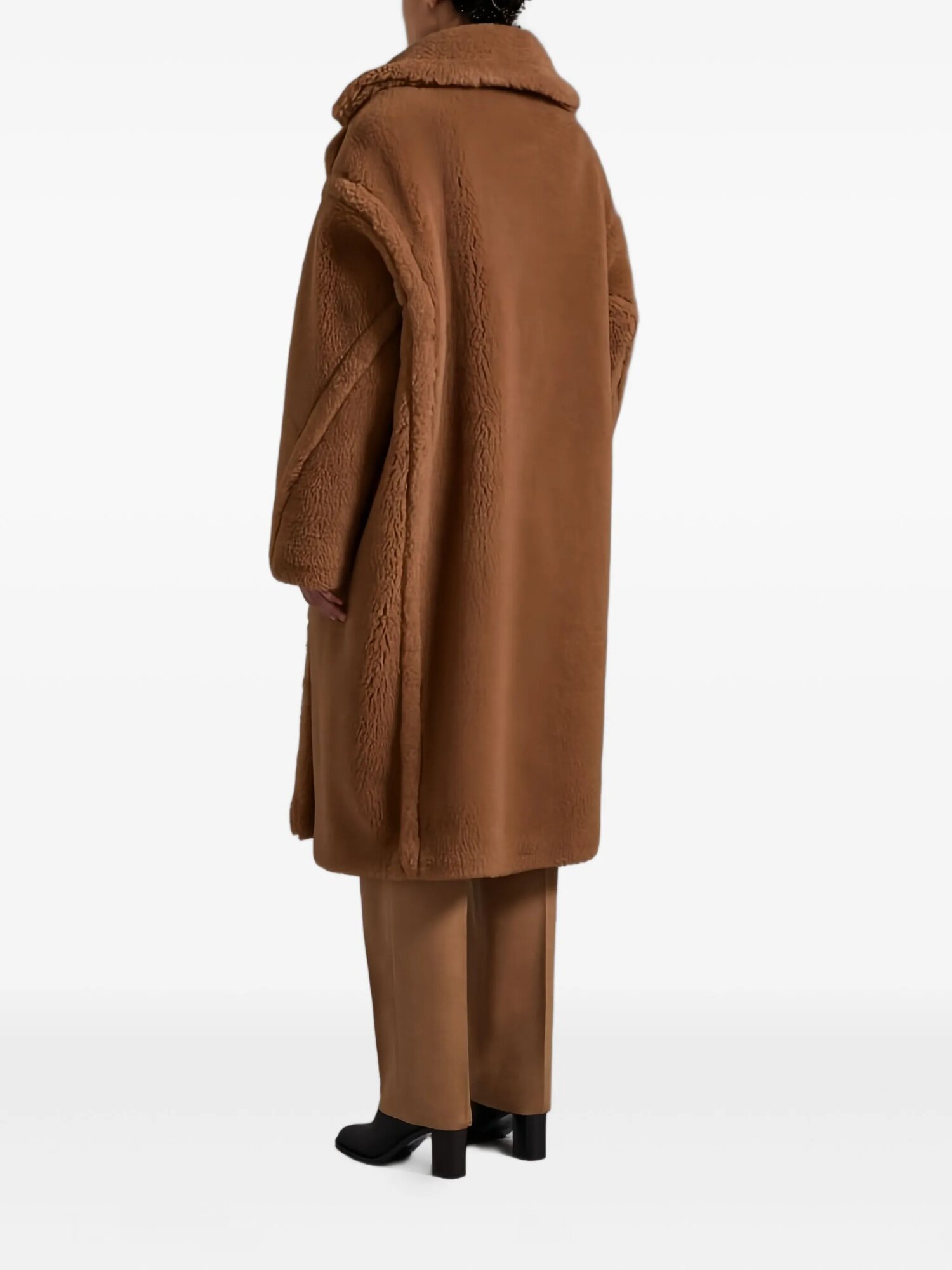 Пальто Max Mara Teddy, размер 46, brown — фото 1