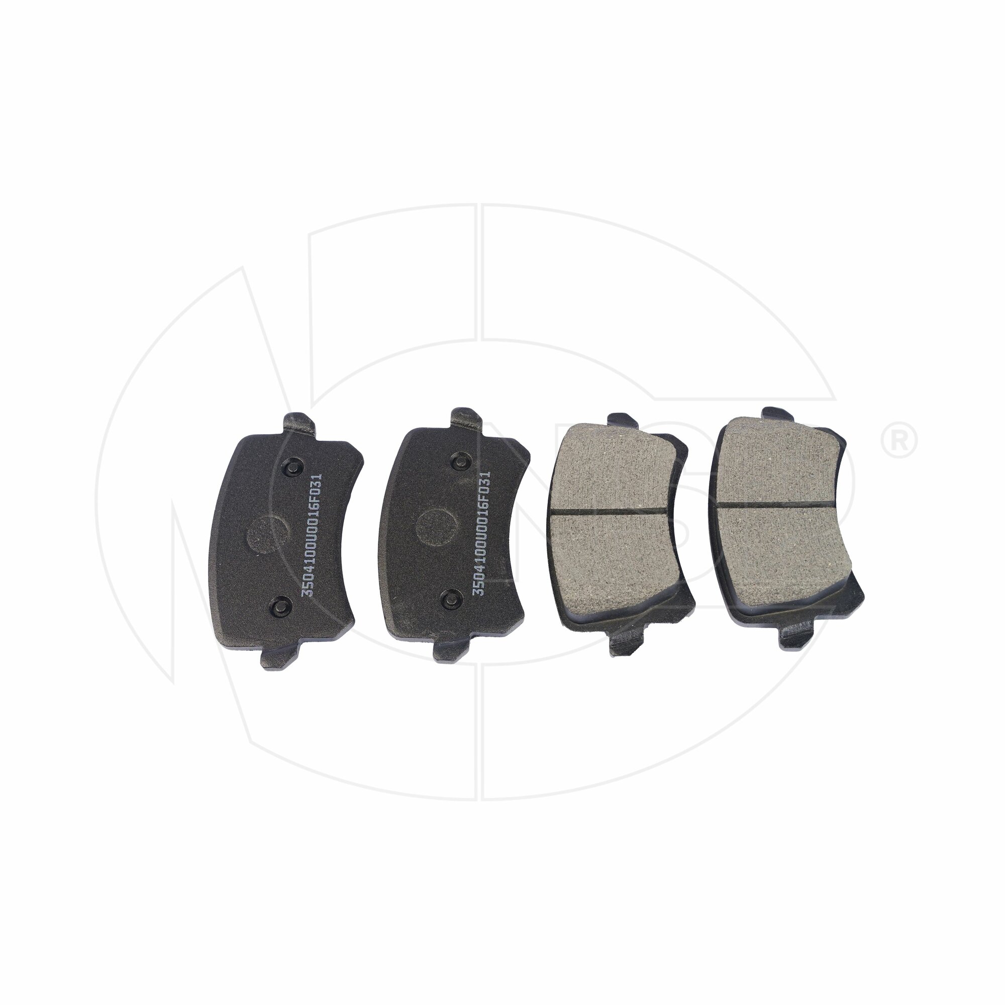 Колодки тормозные задние (керам.) JAC S7