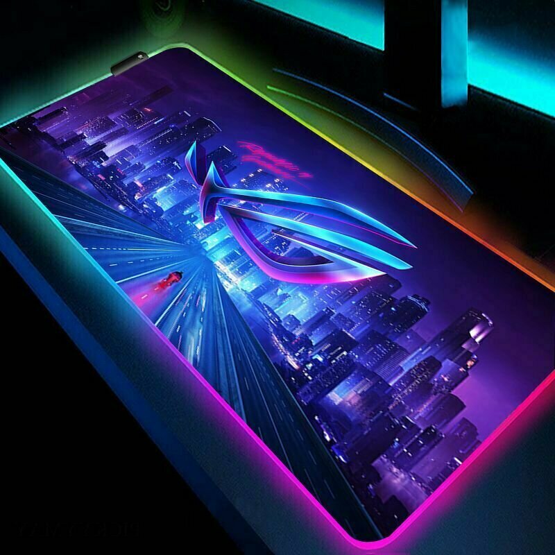 RGB коврик для мыши Asus ROG игровые аксессуары компьютерная клавиатура со светодиодной подсветкой настольный коврик