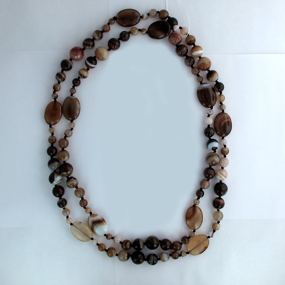 Колье, агат