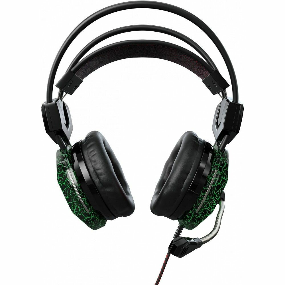 Oklick Наушники и микрофоны HS - L500G TOXIC черный 2.2м мониторные оголовье 472656