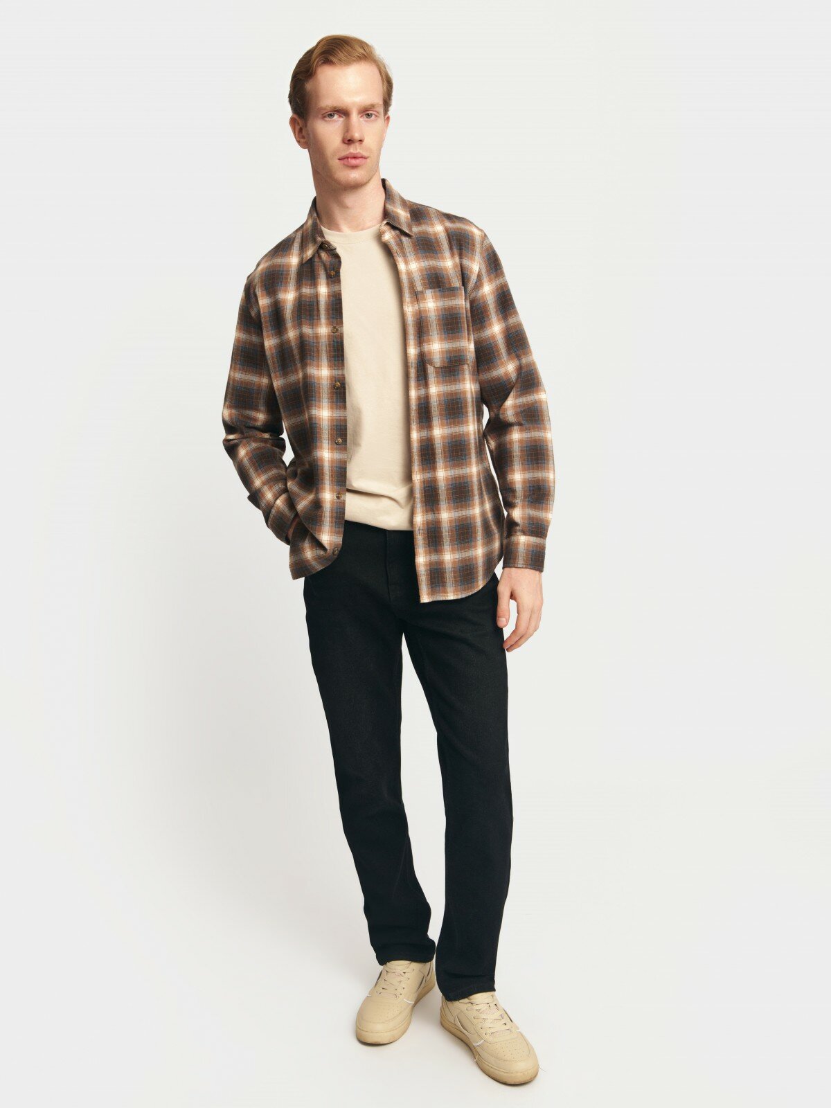 Джинсы зауженные Осень-зима 2025 