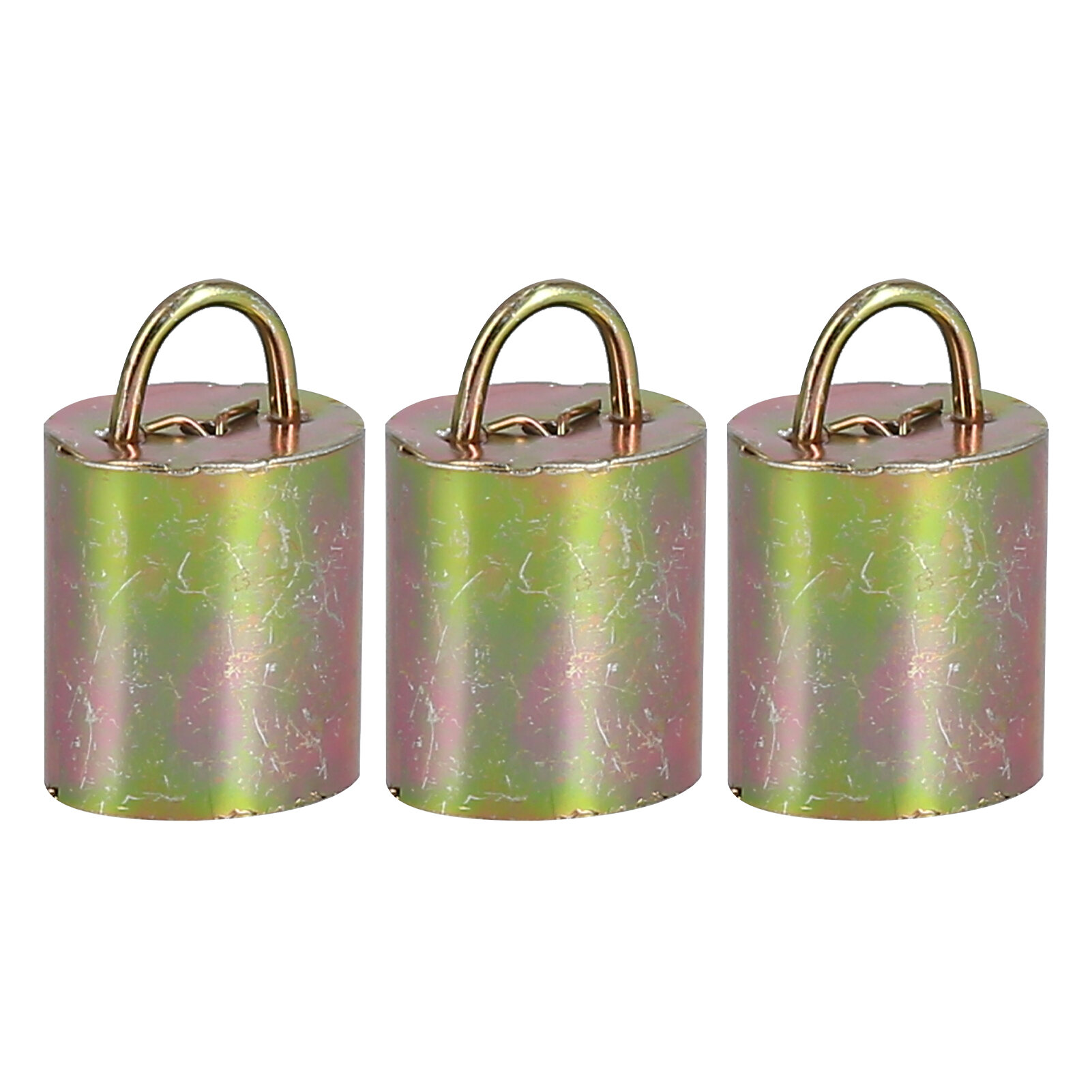 3 шт. сплошной сплавный колокол для скота, утолщенный, против потери, для овец и коров, №5