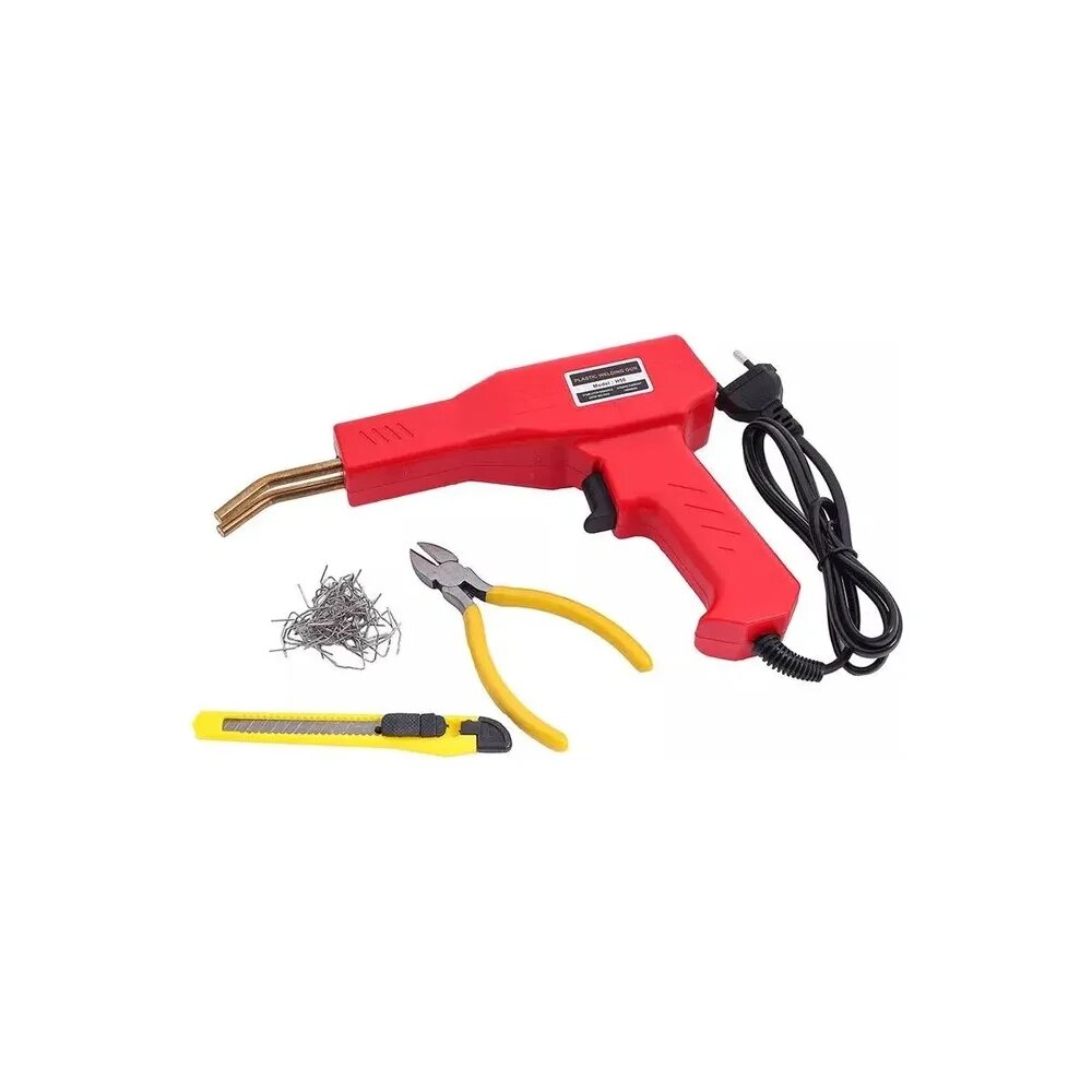 Крал Степлер для сварки пластмассы, комплект из плоскогубцев и скоб для ремонта бампера автомобиля 5959