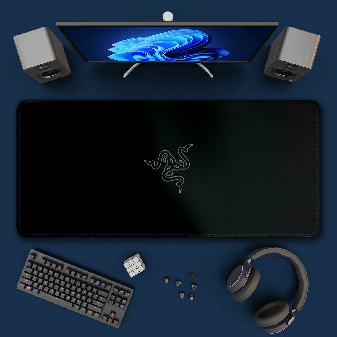 Коврик для мыши Razer Xxl custom office для ноутбука из натурального каучука мягкий игровой настольный коврик