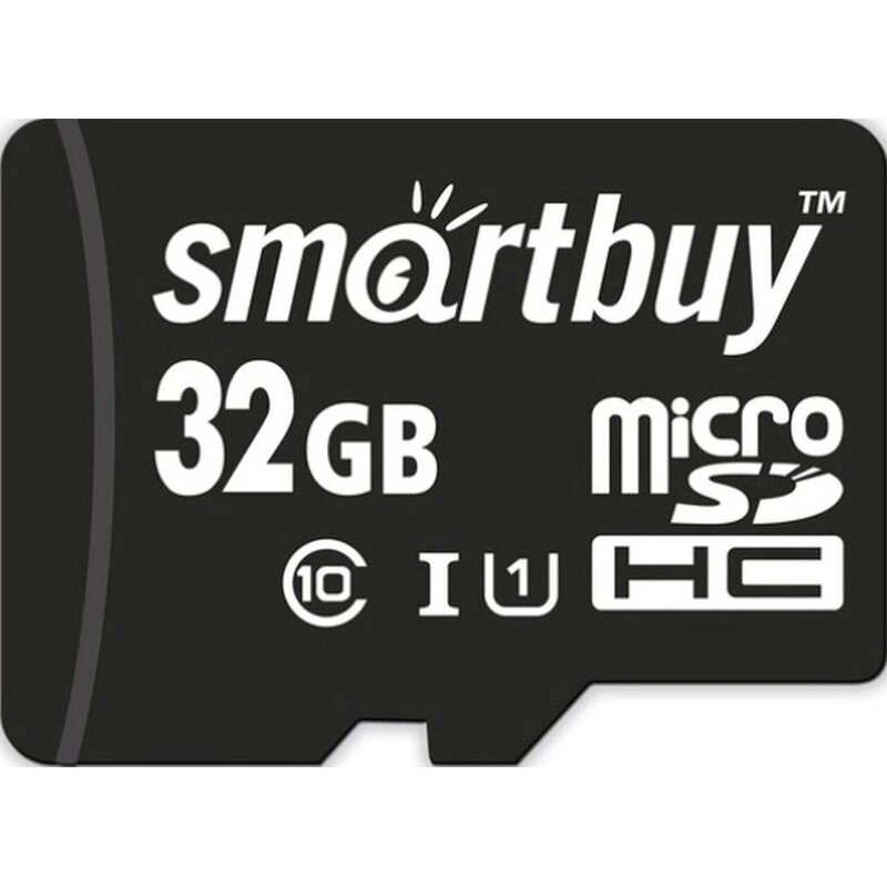 Карта памяти SmartBuy microSDHC 32Gb UHS-I Cl10 +ад, SB32GBSDCL10-01