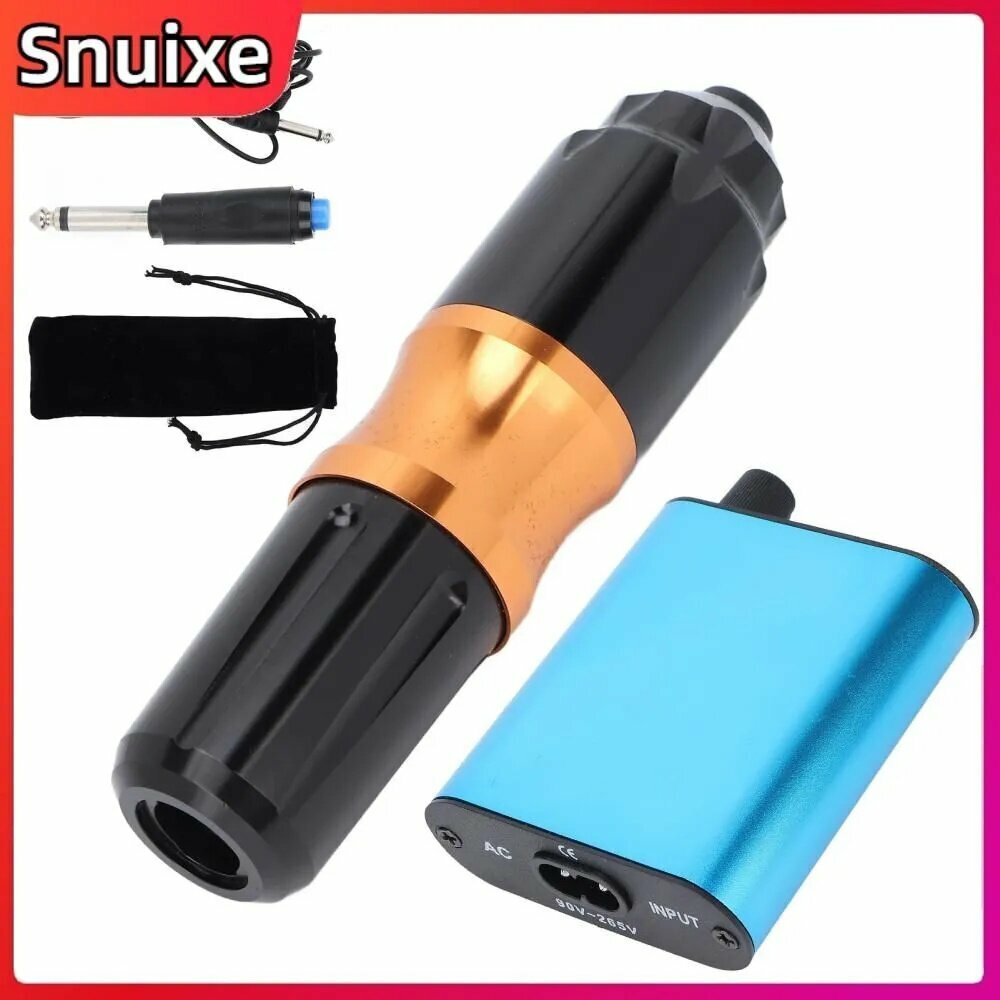 Татуировочная машина, мощный и безопасный набор для тату-мастеров