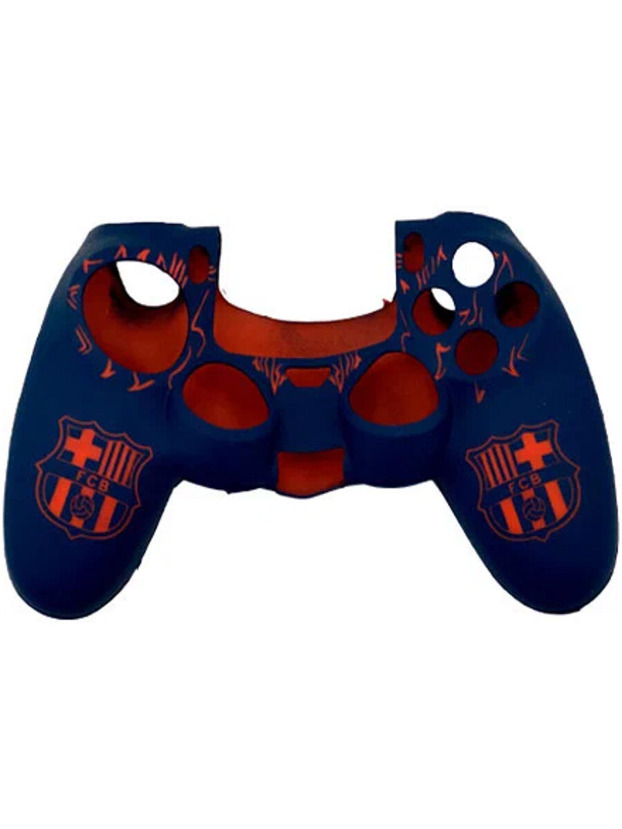 Силиконовый чехол для геймпада Dualshock 4 PS4 - FC Barcelona