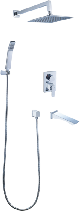 Душевой комплект Lemark Contest LM5822CW С внутренней частью