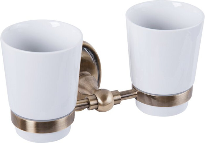 Стакан Veragio Bonjour VR. BNR-7842. BR двойной, бронза